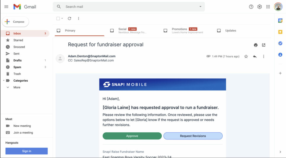 New Feature Simplifies Fundraiser Approvals, Saves Time for School Administrators | Snap! Mobile